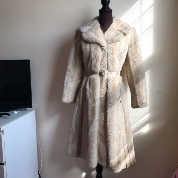 Emil E Otto | Jackets & Coats | Vintage Emil Otto Faux Fur Leather Coat ...